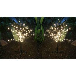 BURI 2x led Lichterbaum 100cm Leuchtbaum Dekobaum Gartendeko Weihnachtsdeko warmweiß