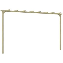 Garten-pergola, Pavillon Pop-Up, Partyzelt, Faltpavillon Bierzelt Imprägniertes Kiefernholz 360×200×60 cm KLI44121 MAISONCHIC