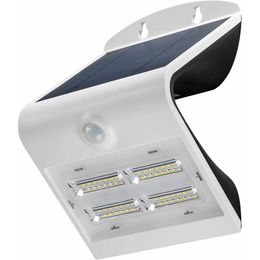goobay - Solar LED-Wandleuchte mit Bewegungsmelder, 3,2 w, weiß