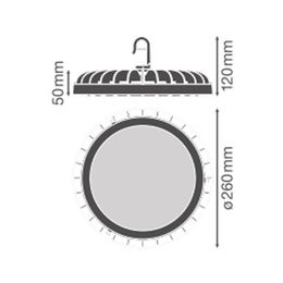 Ledvance Industrie led Strahler 133W 4000K IP65 HBCOMP133840120 - Osram