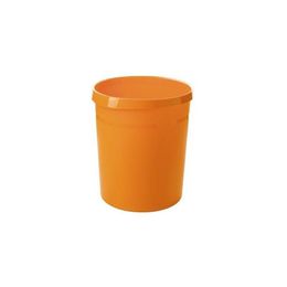 HAN Papierkorb grip 31,2 x 35 cm (d. x h) 18l Polypropylen Farbe: orange 1 Sortierfach