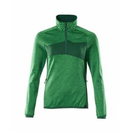 Accelerate Fleecepullover mit kurzem Reißverschluss, Damenpassform 18053 Gr. 2XL grasgrün/grün - Mascot