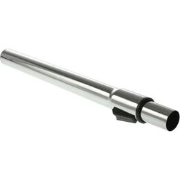 TRADESHOP Teleskoprohr Rohr 60cm bis 100cm ausziehbar verchromt für alle Staubsauger mit einem Durchmesser von 32mm