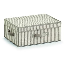 zeller - Aufbewahrungsbox, Faltbehälter mit Deckel - 38 x 29 x 16,5 cm