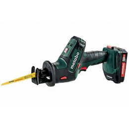 Säbelsäge sse 18 ltx 2 x 2,0 Ah Li-Power, asc 55, Koffer - 602266500 - Metabo