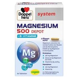 Queisser Doppelherz Magnesium 500 Depot system Tabletten 60 St