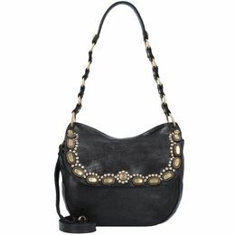 Campomaggi Cassiopea Schultertasche Leder 29 cm nero