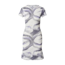 SHYX Kleid 'Cay' Damen Größe 44 grau / lila / weiß Winterkleid