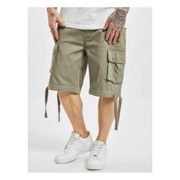 DEF Stoffhose Herren Cargo Shorts (1-tlg), grün