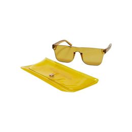 Urban Classics Sonnenbrille Urban Classics Unisex Sunglasses Honolulu With Case, gelb