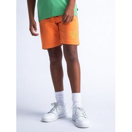 PETROL INDUSTRIES Sweatshorts mit Print, for BOYS, orange