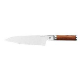 Fiskars® Kochmesser Norden silber, braun glatt, Klinge: 21,1 cm