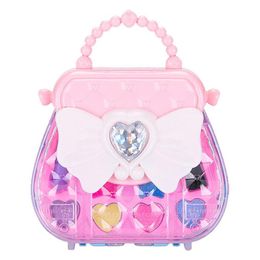 Houhence Spielzeug-Frisierkoffer Kinder-Geldbörse und Make-up-Spielzeug mit Princess Pretend Make-up