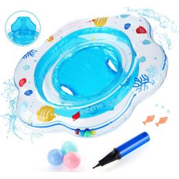 Homewit Schwimmsitz Baby Schwimmring Aufblasbarer Schwimmhilfe (Set