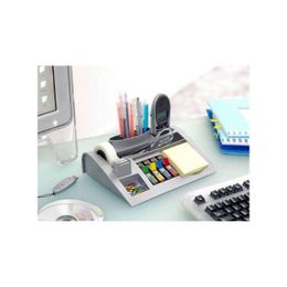 Post-it® Schreibtischunterlage Schreibtisch-Organizer C50 silber ABS-Kunststoff 7 Fächer