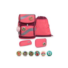 Belmil Rucksack Rucksack Smarty ergonomisches Schulranzen Set 5-t. Sweet Candy Tasche