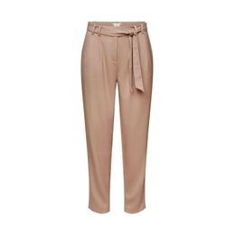 Esprit Paperbag-Hose Chino mit hohem Bund und Gürtel