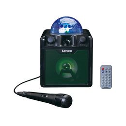 Lenco Karaoke Lautsprecher mit Bluetooth® und Mikrofon BTC-055BK