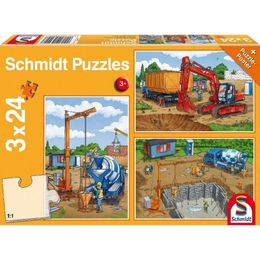 Schmidt Spiele Auf der Baustelle (Kinderpuzzle)