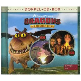 Dragons - Auf zu neuen Ufern - Doppel-Box.Tl.54-55,2 Audio-CD - Dragons-Auf Zu Neuen Ufern (Hörbuch)
