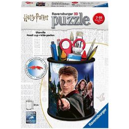 Ravensburger 3D Puzzle 11154 - Utensilo Harry Potter - 54 Teile - Stiftehalter für Harry Potter Fans ab 6 Jahren, Schreibtisch-Organizer für Kinder