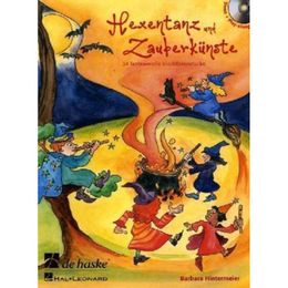 Hal Leonard Hexentanz und Zauberkünste, für Blockflöte, m. Audio-CD - Barbara Hintermeier, Kartoniert (TB)