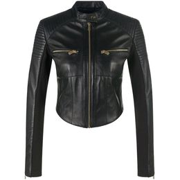 Lederjacke Batman Pinko schwarz