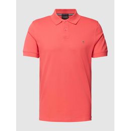 Christian Berg Slim Fit Poloshirt im unifarbenen Design