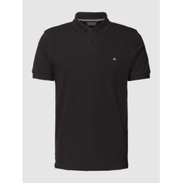 Christian Berg Poloshirt im unifarbenen Design