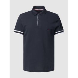 Tommy Hilfiger Slim Fit Poloshirt mit Logo-Stitching