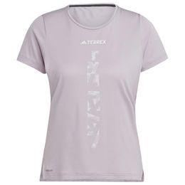 adidas terrex - Women's Terrex Agravic Shirt - Laufshirt Gr XS lila