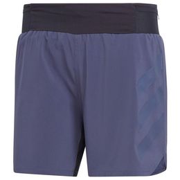 adidas terrex - Terrex Agravic Trail Running Shorts - Laufshorts Gr L - Length: 5'' blau