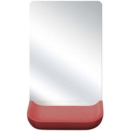 Kleine Wolke Kosmetikspiegel Tray Mirror, rutschsicher, rot