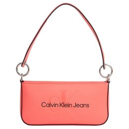 Calvin Klein Jeans Schultertasche SCULPTED SHOULDER POUCH25 MONO, mit großflächigem Markenlogo vorne, rosa