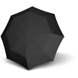 Doppler® Taschenregenschirm Carbonsteel Magic Uni, Black, schwarz