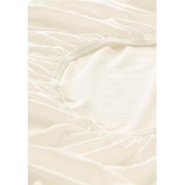 hessnatur Jersey-Spannbetttuch aus reiner Bio-Baumwolle Größe: 180-200x200 cm