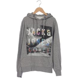 Jack & Jones Jack & Jones Herren Kapuzenpullover, grau, Gr. 46