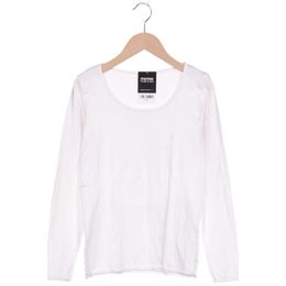 Noa Noa Damen Langarmshirt, weiß, Gr. 36