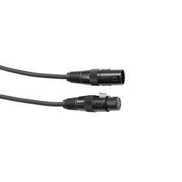 Eurolite DMX Kabel XLR 5pol 1m sw