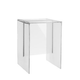 Kartell - Max-Beam Hocker/Beistelltisch, transparent-glasklar