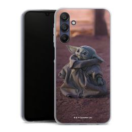 DeinDesign Galaxy A15 Handy Silikon H&uuml;lle Case transparent Handyh&uuml;lle The Child Star Wars Baby Yoda Silikon Case