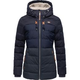 Ragwear Jacke 'Quantic' Damen Gr&ouml;&szlig;e M navy / braun