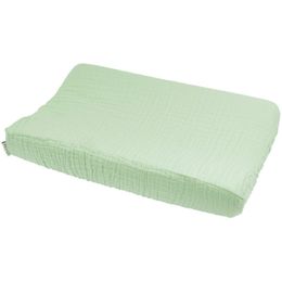 Meyco Baby Wickelauflagenbezug Uni Soft Green (1-tlg)