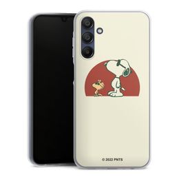DeinDesign Galaxy A15 5G Handy Silikon H&uuml;lle Case transparent Handyh&uuml;lle Snoopy Official Licensed Product Kindheit Silikon Case