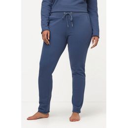 Ulla Popken Sweathose Loungewear-Sweathose extraweich Rippbund