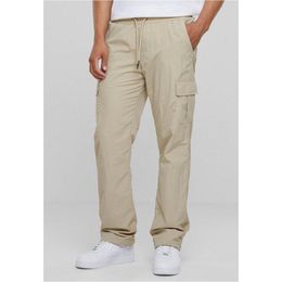 Urban Classics Funktionshose Straight Leg Nylon Cargo Pants Herren Cargo Hose