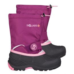 Trollkids - Winter-Boots KIDS TELEMARK XT in plum/mauve, Gr.36