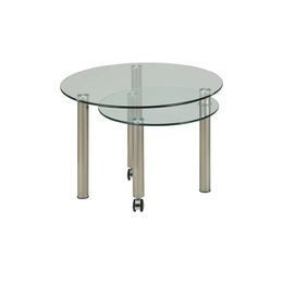 Möbel Kraft Couchtisch - transparent/klar - Materialmix - 45 cm - [75.0] - Möbel Kraft