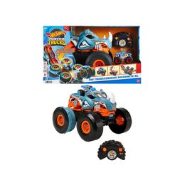 Hotwheels Hot Wheels Monster Trucks HW Transforming Rhinomite RC In 1:12 Scale With 1:64 Scale Toy Truck