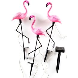 bonprix Solar Dekoleuchte Flamingo (3er Pack)